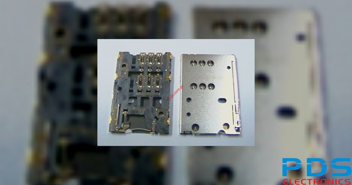 Γνήσια υποδοχή ανάγνωσης κάρτας sim Nokia N8 reader slot | pds.com.gr