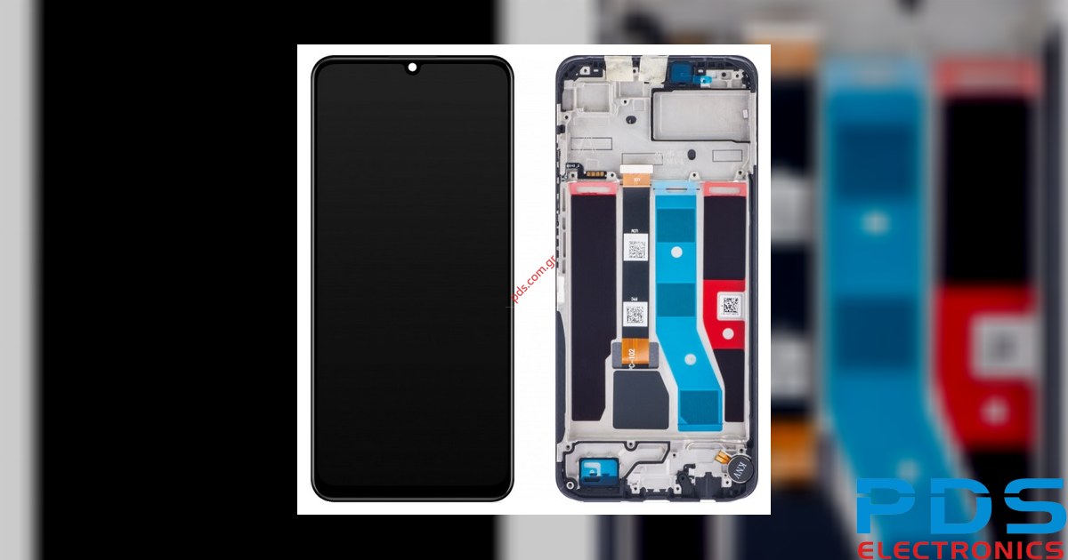 Original Set LCD Realme C51 (RMX-3830) 2023 Black Display Touch screen ...