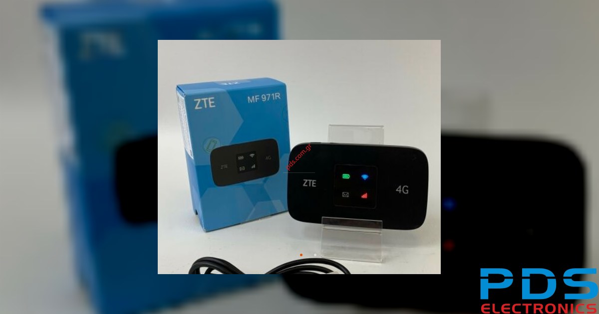 Modem router portable ZTE MF971R 4G Black | pds.com.gr