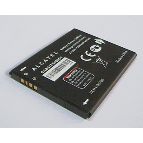 Γνήσια μπαταρία Alcatel OT 908, 990 (CAB31P0000C1) Lion 1300mah Bulk ...