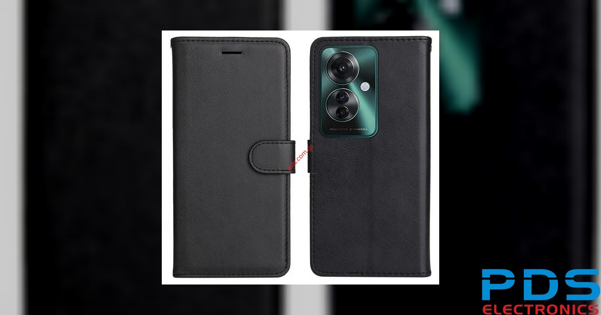Case book OPPO Reno 11 F 5G Black flip Blister | pds.com.gr