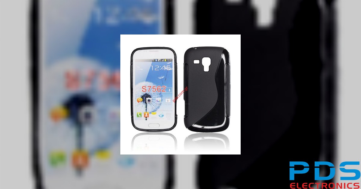 Θήκη S Line Samsung S7562 Galaxy S Duos Black με εξαιρετική εφαρμογή σε μαύρο χρώμα Slim line ...