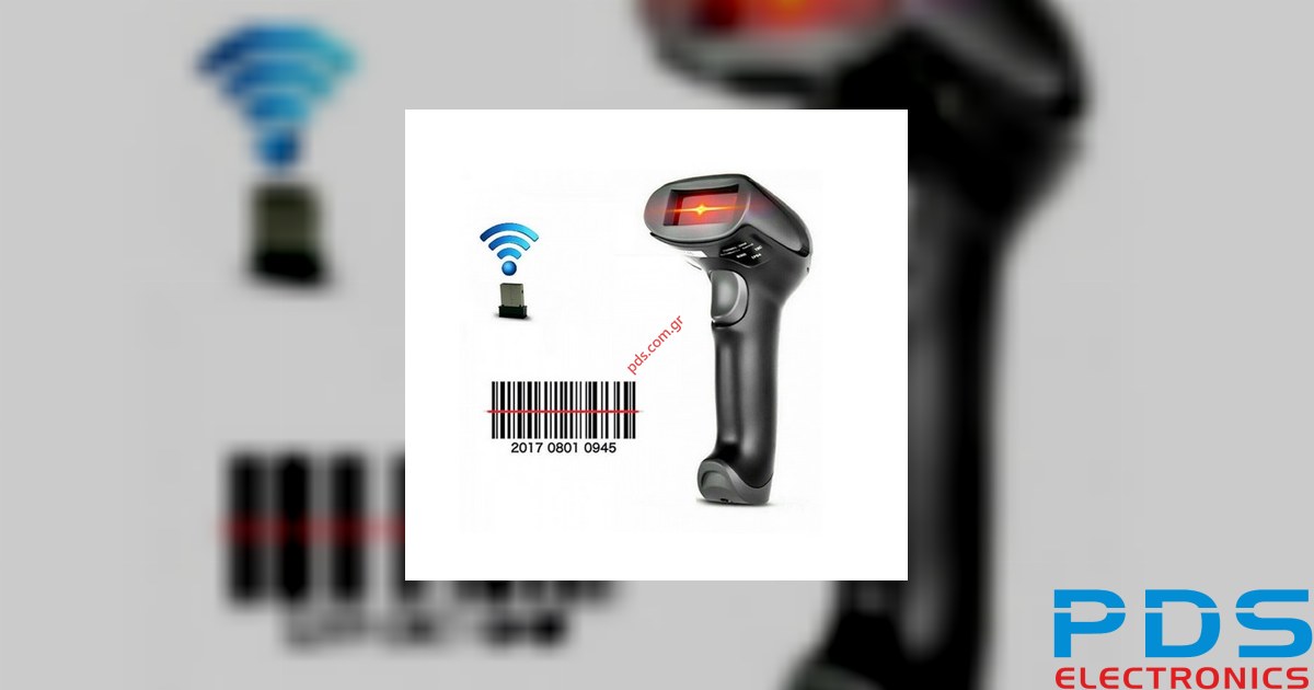 Barcode scanner Laser Briwax ML242 USB WiFi Wireless 1D Black Box | pds ...