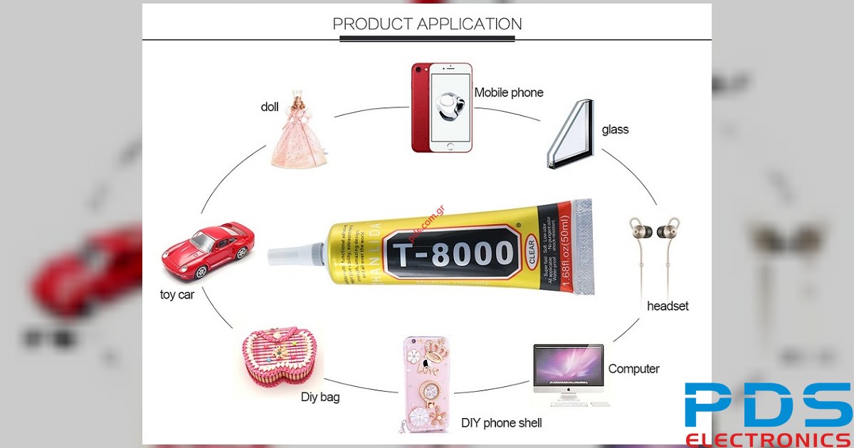 Stronger New T8000 Glue 50ml Transparent Super Adhesive Cell Phone ...