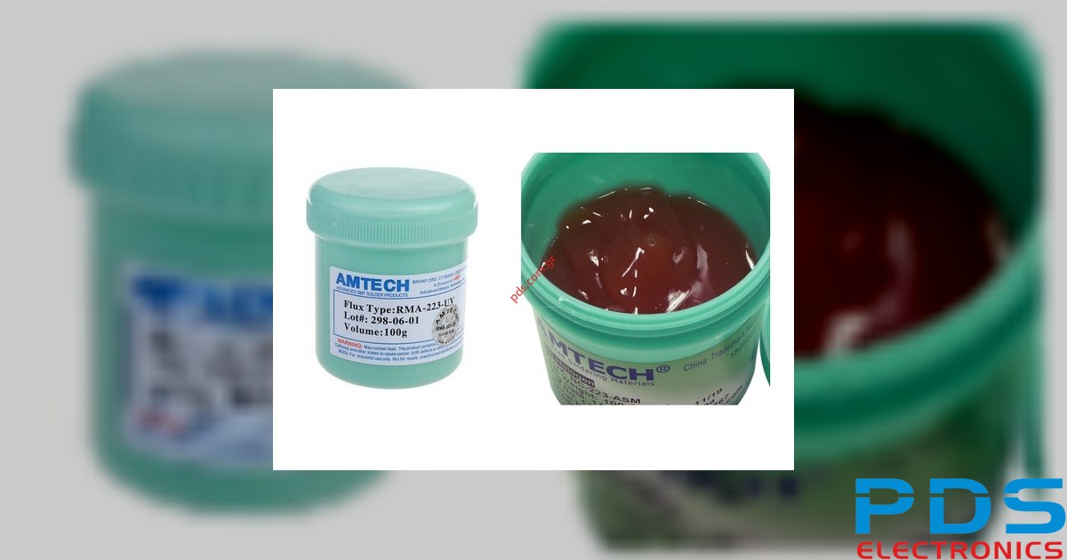 Πάστα κόλλα Amtech Flux RMA-223-UV Soldering paste 100gr | pds.com.gr