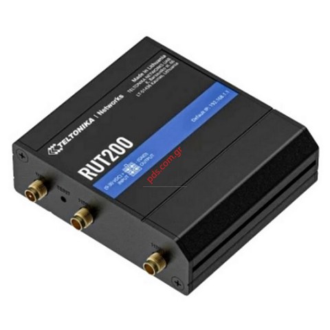 Wireless router Teltonika RUT200 4G LAN/WAN Black Box | pds.com.gr