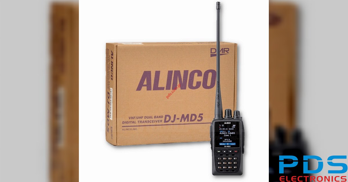 Φορητός πομποδέκτης Alinco DJ-MD5XEG DMR VHF/UHF/FM 5W (W/BATTERY ) Digital/Analogue Box | pds ...