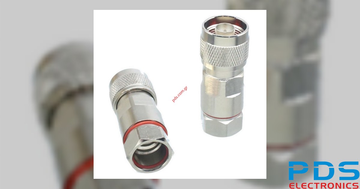Connector Heliax 1/2 inch N-TYPE Male Clamp Solder Bulk | pds.com.gr