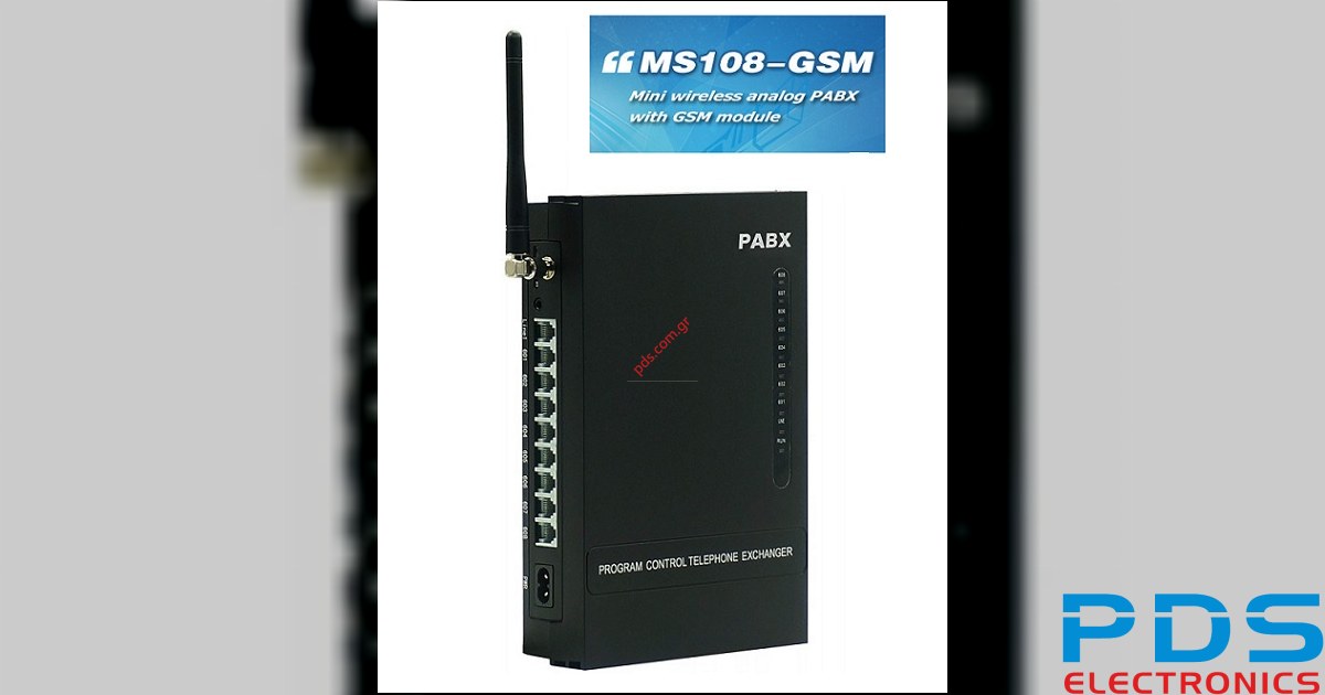 Telephone PBX MS108 1 Line PSTN & 1 Line GSM including FCT Function ...