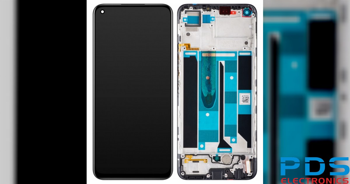Set LCD Realme 8 4G (RMX3085) 2021 Black W/Frame Display with touch ...