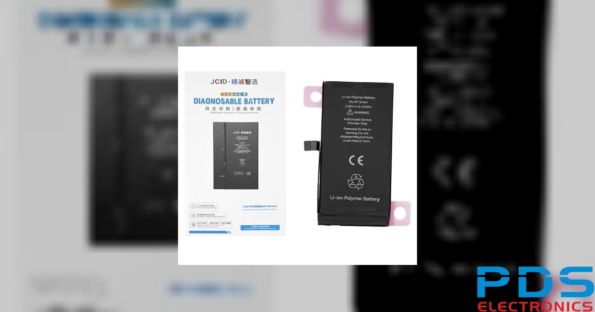 Battery iPhone 12 Mini (A2399) JCID SELF DIAGNOSABLE Lion 2460MAH 3.8V ...