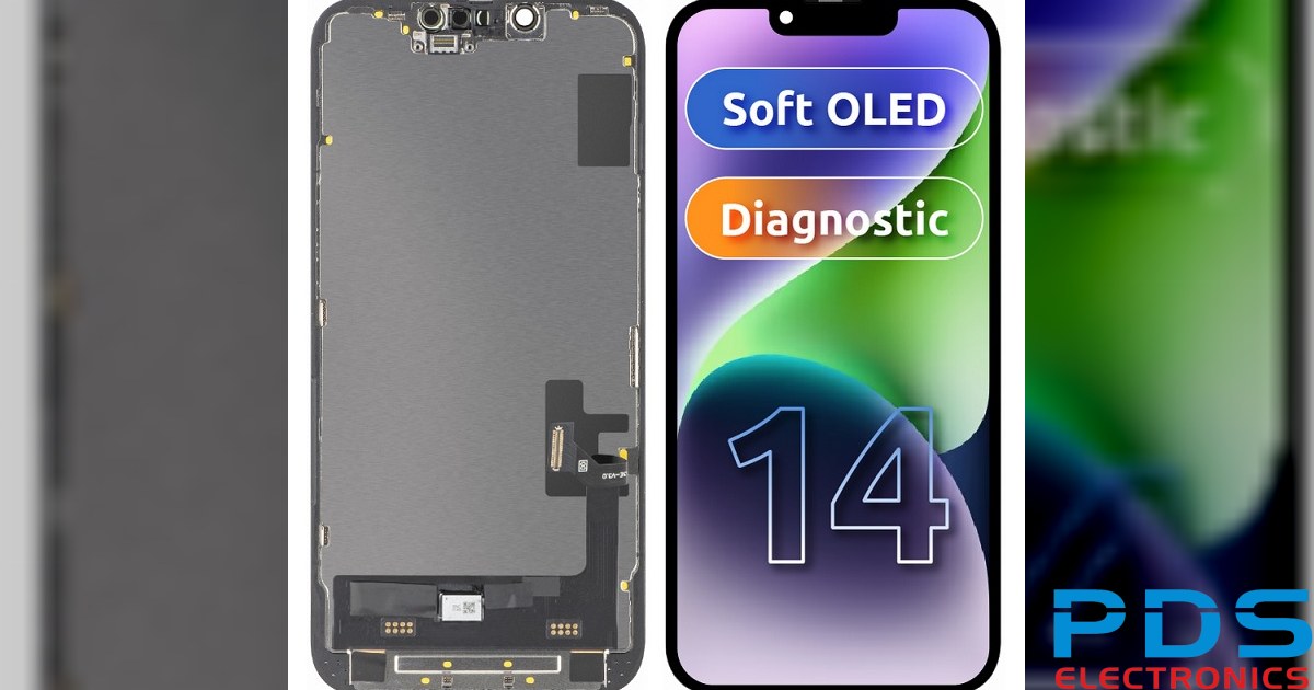 Set LCD LCD iPhone 14 (A2882) SOFT OLED DIAGNOSABLE (NO MESSAGE ...
